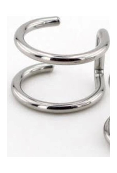 Yeşim Aksesuar Unisex Çelik Kıkırdak Küpe, Çelik Cerrahi Helix Küpe