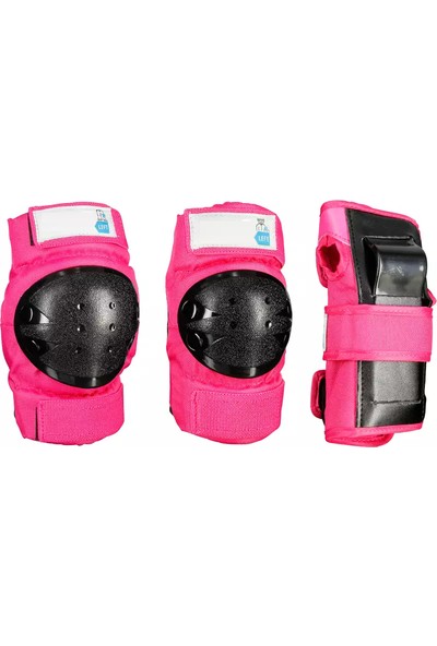 CN Ticaret Çocuk Paten Kaykay Scooter Destek Seti Cn Ticaret Dizlik Dirseklik Bileklik Koruma - 3'lü Pembe S CN Ticaret Çocuk Paten Kaykay Scooter Destek Seti Cn Ticaret Dizlik Dirseklik Bileklik Koruma - 3'lü Pembe S