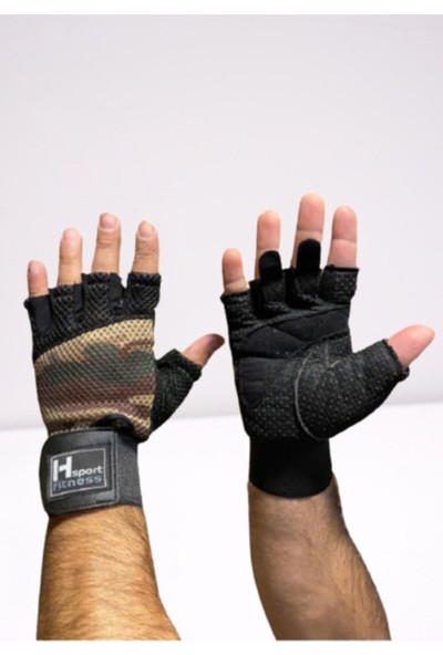 Dsport Bileklikli Fitness Ağırlık Body Eldiveni Kamuflaj Desenli Dsport Bileklikli Fitness Ağırlık Body Eldiveni Kamuflaj Desenli