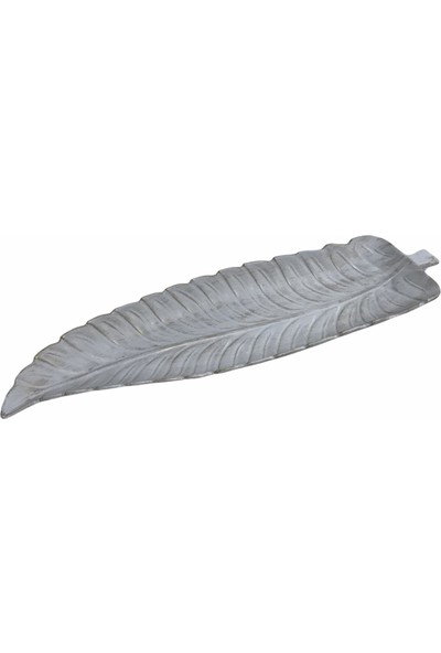 Home Poınt Dekoratif Yaprak Tabak Beyaz