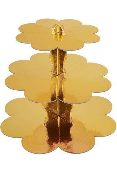 Parti Dünyası Gold Cupcake Standı Parti Dünyası Gold Cupcake Standı