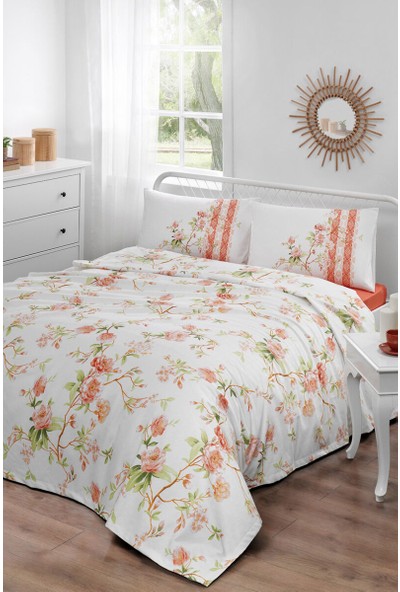 Özdilek - Living Roses Çift Kişilik Pamuklu Pike Takımı