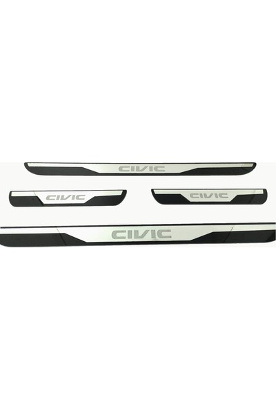 Great Master Honda Civic Fc5 2017 Sonrası Pleksi Kapı Eşiği Basama Çıtası Takımı (4 Parça) Great Master Honda Civic Fc5 2017 Sonrası Pleksi Kapı Eşiği Basama Çıtası Takımı (4 Parça)