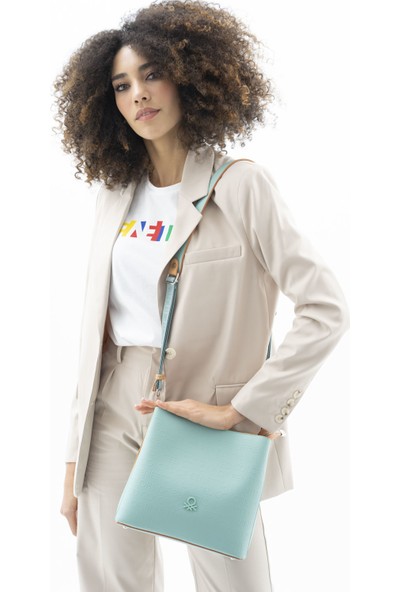 Benetton Kadın Çapraz Çanta Yeşıl-A.camel BNT468