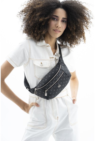 Benetton Kadın Vücut Çantası Siyah BNT488