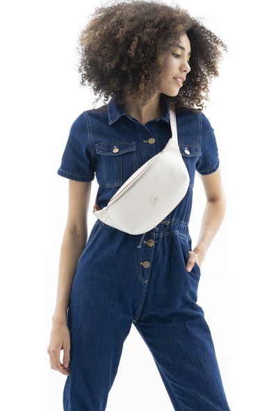 Benetton Kadın Bel Çantası Bej-Camel BNT450