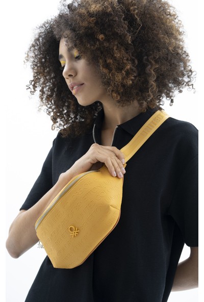 Benetton Kadın Bel Çantası Hardal-Camel BNT450