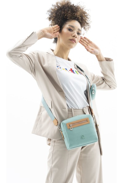 Benetton Kadın Çapraz Çanta Yeşıl-A.camel BNT464