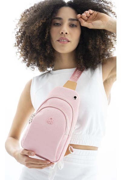 Benetton Kadın Body Çanta Pembe-A.camel BNT458