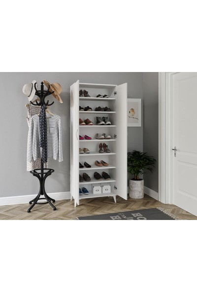 Baby Darling Mdf 8 Bölmeli Venty Ayakkabılık