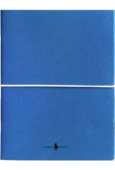 Fabio Ricci Z Notes Düz - Düz Ikili Defter 19 x 24 cm Mavi Fabio Ricci Z Notes Düz - Düz Ikili Defter 19 x 24 cm Mavi