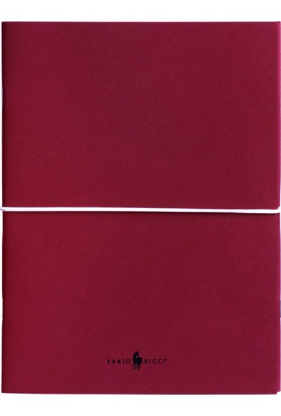 Fabio Ricci Z Notes Çizgili - Kareli Ikili Defter 19 x 24 cm Bordo Fabio Ricci Z Notes Çizgili - Kareli Ikili Defter 19 x 24 cm Bordo