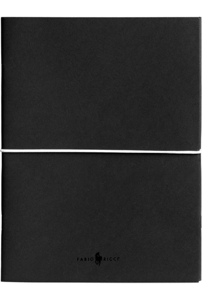 Fabio Ricci Z Notes Düz - Düz Ikili Defter 19 x 24 cm Siyah Fabio Ricci Z Notes Düz - Düz Ikili Defter 19 x 24 cm Siyah