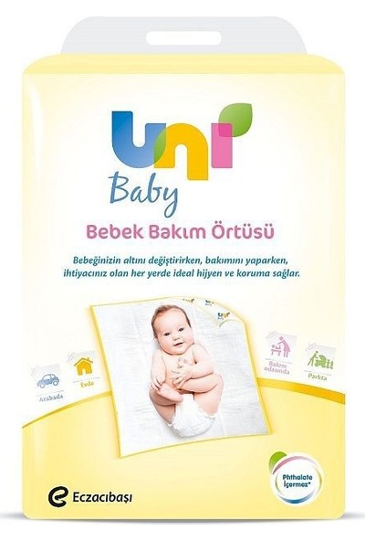 Uni Baby Bebek Bakım Örtüsü