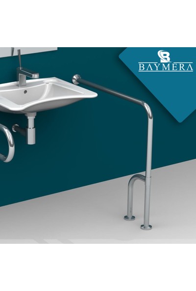 Baymera Yerden Duvara Baston Ayak Tutunma Barı