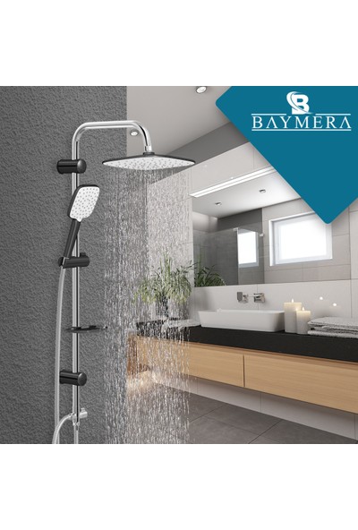 Baymera Harmony Black Tepe Duş Seti VLTM-5540 Baymera Harmony Black Tepe Duş Seti VLTM-5540