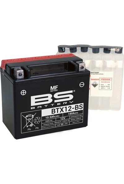 BS Aprilia Tuono 1000 Bs BTX12-BS Mf 2002-2010 BS Aprilia Tuono 1000 Bs BTX12-BS Mf 2002-2010