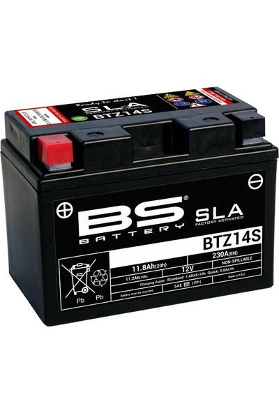 BS Honda Crf 1000L Africa Twin Bs BTZ14S Sla Akü 2016-2017