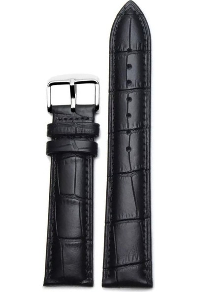 Gogoey Deri Kordon Saat Kordonu Kayış Kordon Siyah Renk 20 mm Gogoey Deri Kordon Saat Kordonu Kayış Kordon Siyah Renk 20 mm