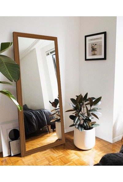 Hüma's 150 x 58 cm Teak Rengi Ahşap Dekoratif Retro Boy ve Duvar Aynası Hüma's 150 x 58 cm Teak Rengi Ahşap Dekoratif Retro Boy ve Duvar Aynası