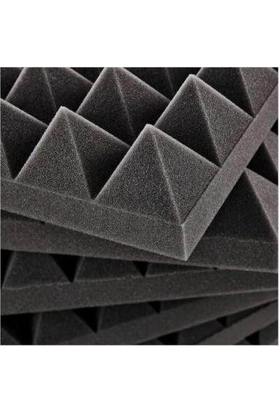 Türkeli Ses Yalıtm Akustik Piramit Süngeri 40 mm 60 Dns 50 x 50