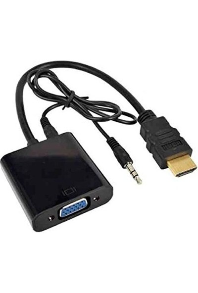 Alfais 4488 HDMI To VGA Kablo Çevirici Dönüştürücü + Ses Destekli Alfais 4488 HDMI To VGA Kablo Çevirici Dönüştürücü + Ses Destekli