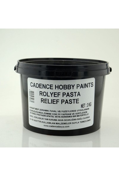 Cadence Rölyef Pasta 3 Kg.