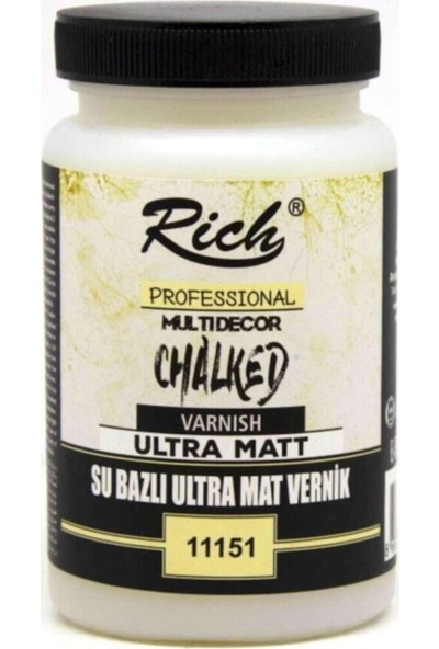 Rich Ultra Mat Vernik Chalked 250 cc Rich Ultra Mat Vernik Chalked 250 cc