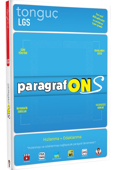 Tonguç Yayınları 8.Sınıf LGS Paragraf Ons