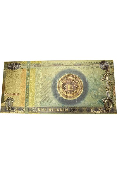 Senly Bitcoin Banknot One Bitcoin 1 Adet Bitcoin Hatıra