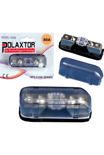 Polaxtor Oto Anfi Sigorta Yuvası Sigortalı 80A Polaxtor