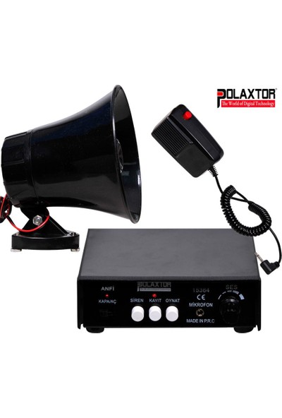 Polaxtor Pazarcı Anfi Seti Kayıtlı Mıknatıslı (Anfi Hoparlör Mikrofon) PLX-15364 Polaxtor Pazarcı Anfi Seti Kayıtlı Mıknatıslı (Anfi Hoparlör Mikrofon) PLX-15364