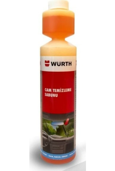 Würth Oto Aksesuar Würth Cam Temizleme Sabunu 250 ml