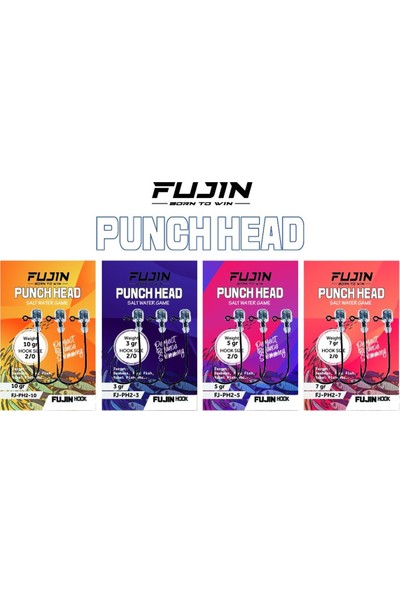 Fujin Punch Head Jighead Fj-Ph #2/0
