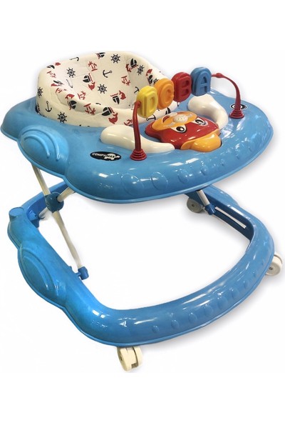 Comfymax Oyuncaklı Müzikli Yükseklik Ayarlı Lux Yürüteç - Ocean