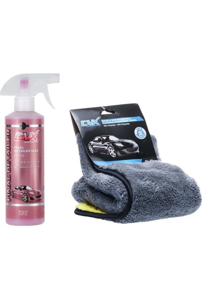 Divortex Dvx Son Kat Cila 473 ml Dvx Özel Çift Taraflı Parlatma Bez