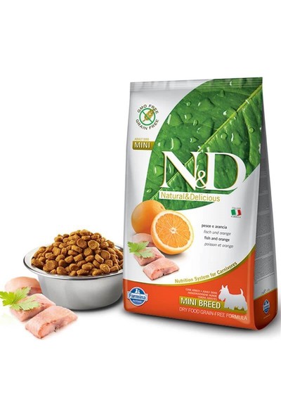 N&d Ocean Tahılsız Balık Portakallı Küçük Irk Köpek Maması 7 kg N&d Ocean Tahılsız Balık Portakallı Küçük Irk Köpek Maması 7 kg