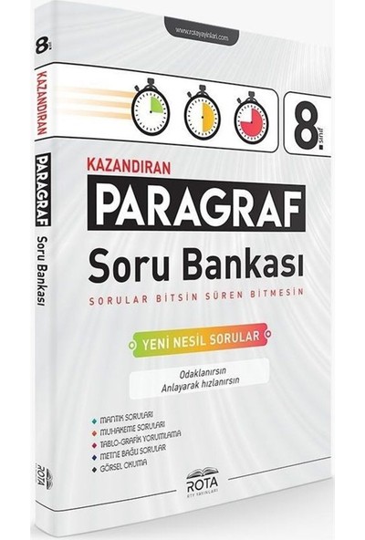 Rota Yayınları 8.Sınıf Paragraf Soru Bankası