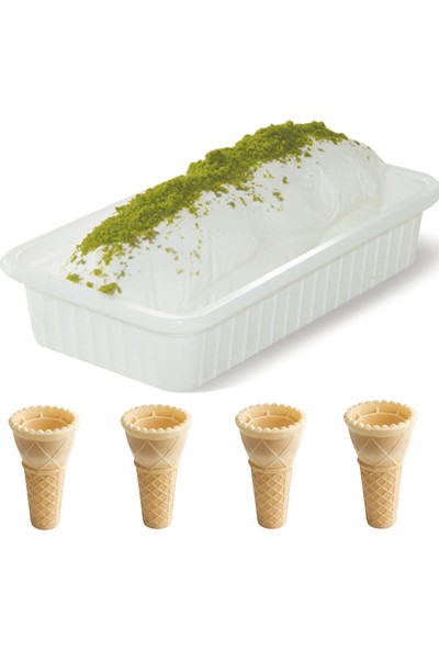 Var Efendim Maraşdövme Dondurma 1 kg + 4 Külah