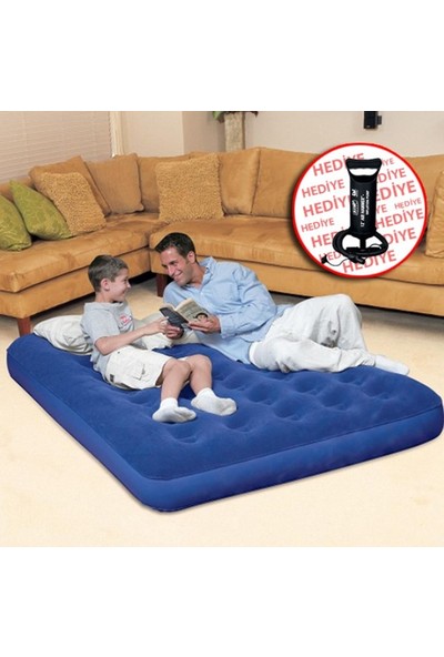 Bestway Çift Kişilik Yatak + El Pompası Set BW116
