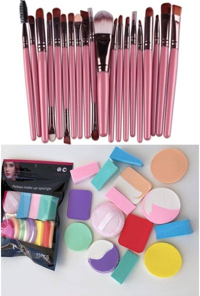 Favv FV2015 20'li Fırça&15 Li Sünger 2'li Set
