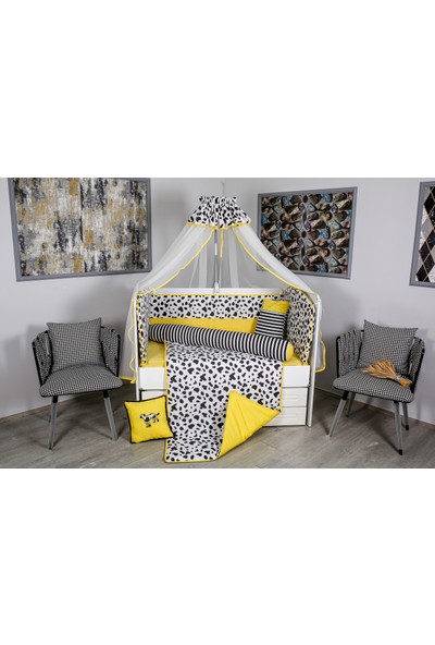 Mini Baby Dalmaçyalı Sarı Bebek Uyku Seti