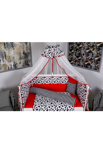 Mini Baby Dalmaçyalı Kırmızı Bebek Uyku Seti