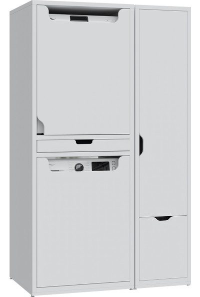 Creavit Çamaşır & Kurutma Makinesi ve Paspas Dolabı Beyaz Creavit Çamaşır & Kurutma Makinesi ve Paspas Dolabı Beyaz