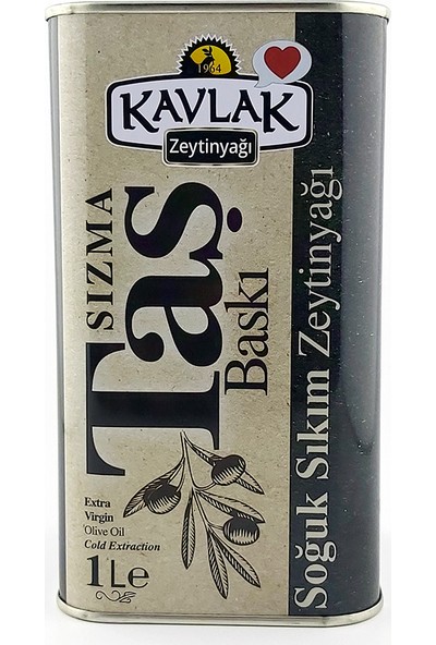 Kavlak Taş Baskı Soğuk Sıkım Zeytinyağı 1 Lt Kavlak Taş Baskı Soğuk Sıkım Zeytinyağı 1 Lt