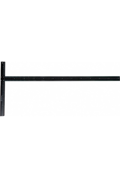 2K Çelik Metal 2,5mm Kalınlık T Gönye 1240MM, Metal Siyah