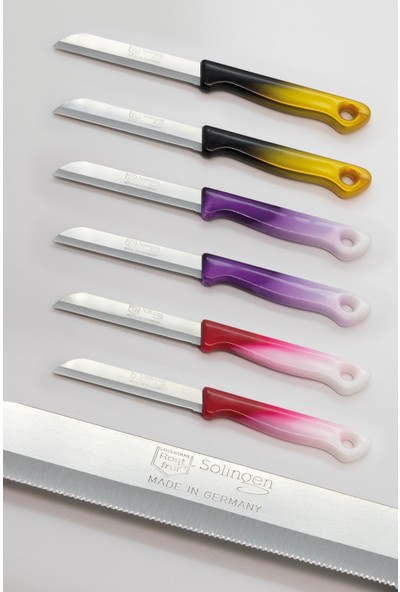 Solingen Tırtıklı Ağız Meyve Sebze Bıçağı 6'lı Set