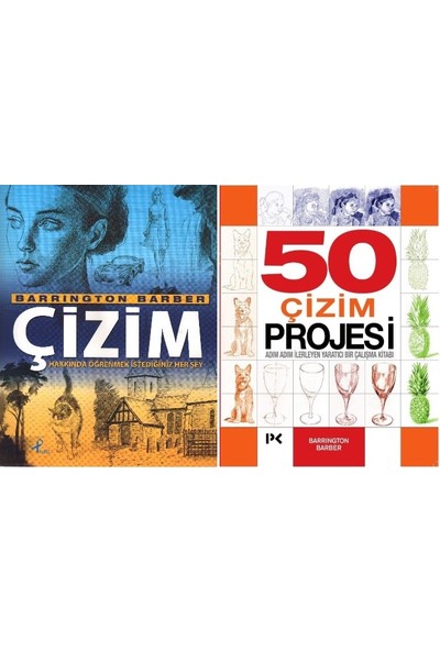 Çizim Hakkında Öğrenmek Istediğiniz Her Şey - 50 Çizim Projesi Set - Barrington Barber Çizim Hakkında Öğrenmek Istediğiniz Her Şey - 50 Çizim Projesi Set - Barrington Barber