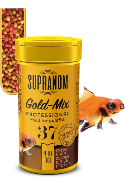 Supranom Gold Mix Pellet Food Japon Balığı Yemi 100 ml Supranom Gold Mix Pellet Food Japon Balığı Yemi 100 ml