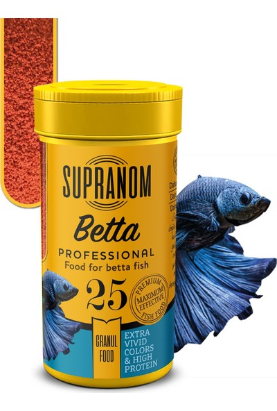 Supranom Granül Food Beta Balığı Yemi 100 ml Supranom Granül Food Beta Balığı Yemi 100 ml